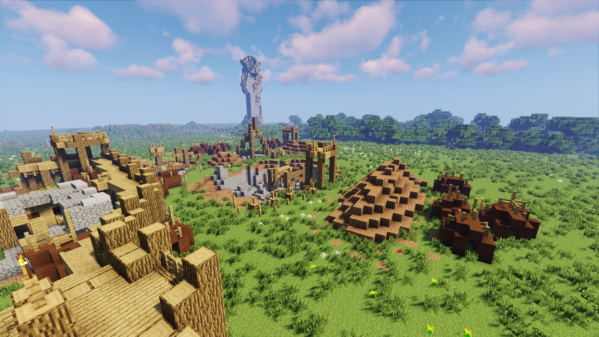 Villager VS Illager Castle (updated) Minecraft Map