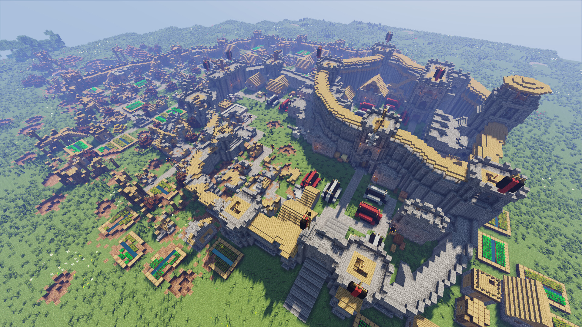 Villager VS Illager Castle (updated) Minecraft Map