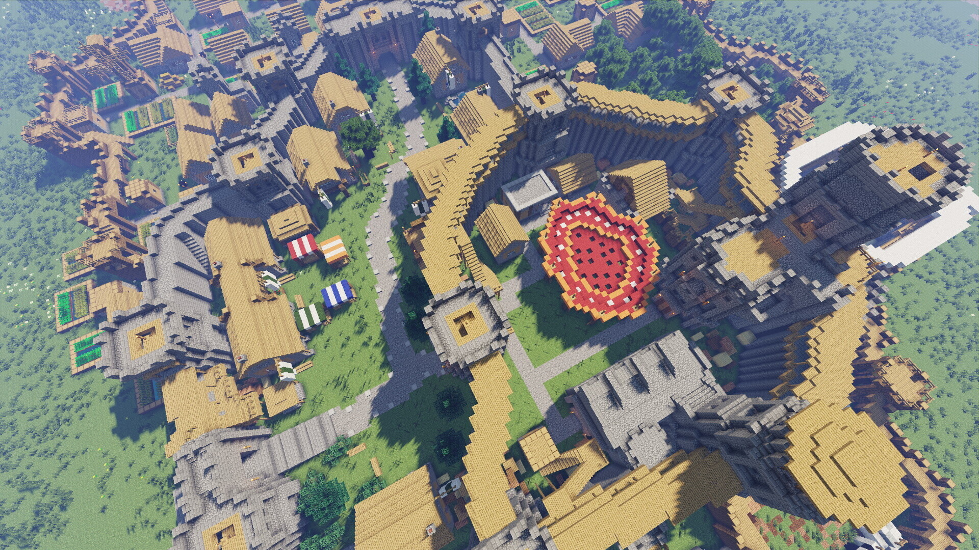 Villager VS Illager Castle (updated) Minecraft Map