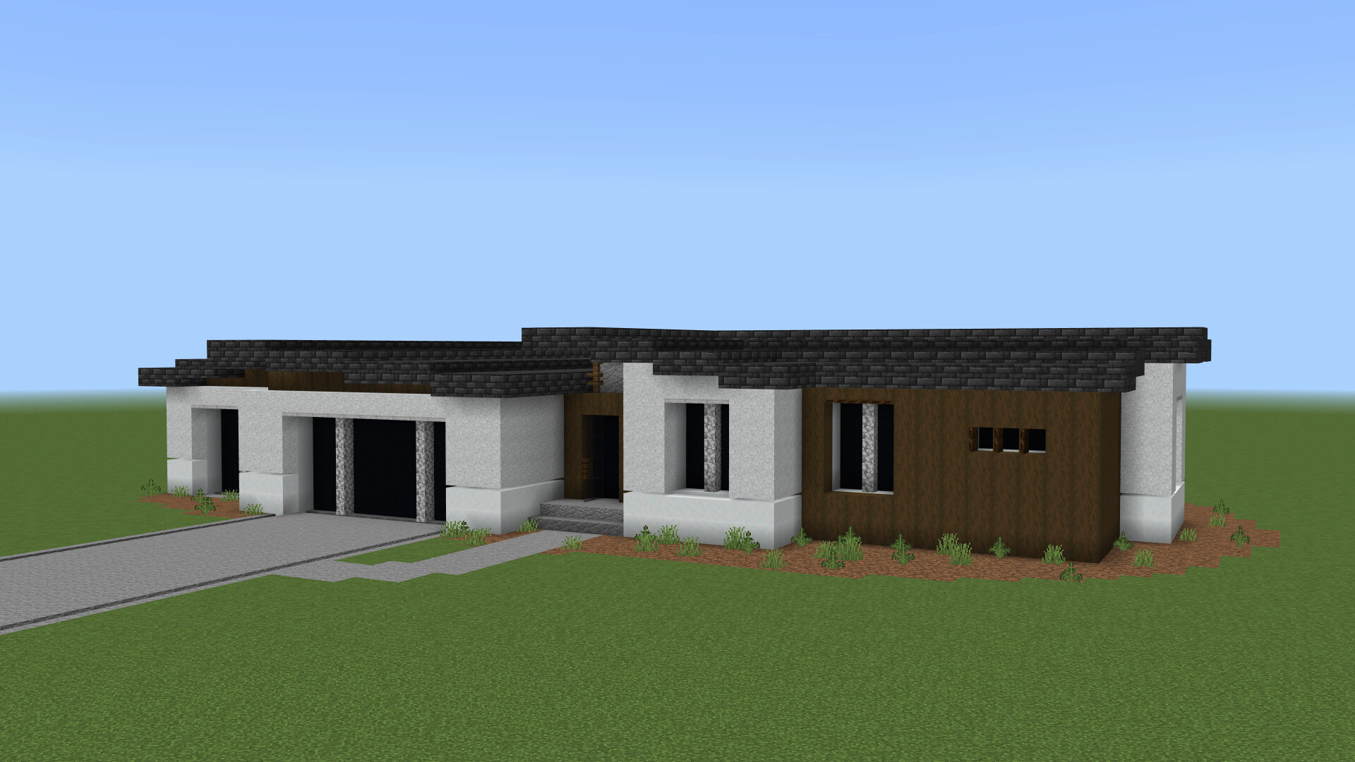 Mid-Century Modern House Minecraft Map