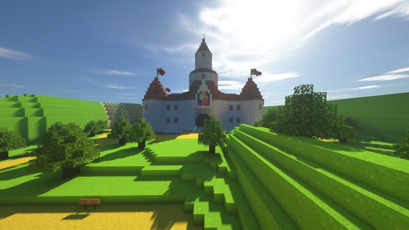 Super Mario 64 Peach Castle (1.18+) Minecraft Map