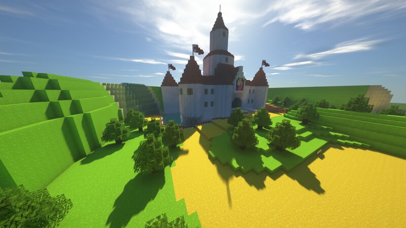 Super Mario 64 Peach Castle (1.18+) Minecraft Map