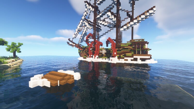Pirate Island With Ship [1.18+ Download] Minecraft Map