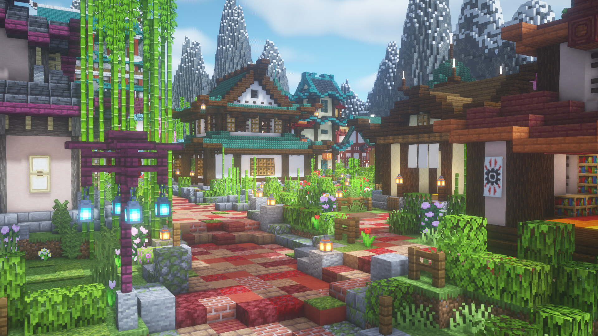 Japanese Group Build Minecraft Map