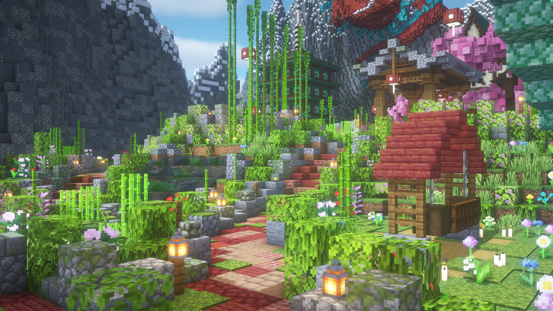 Japanese Group Build Minecraft Map