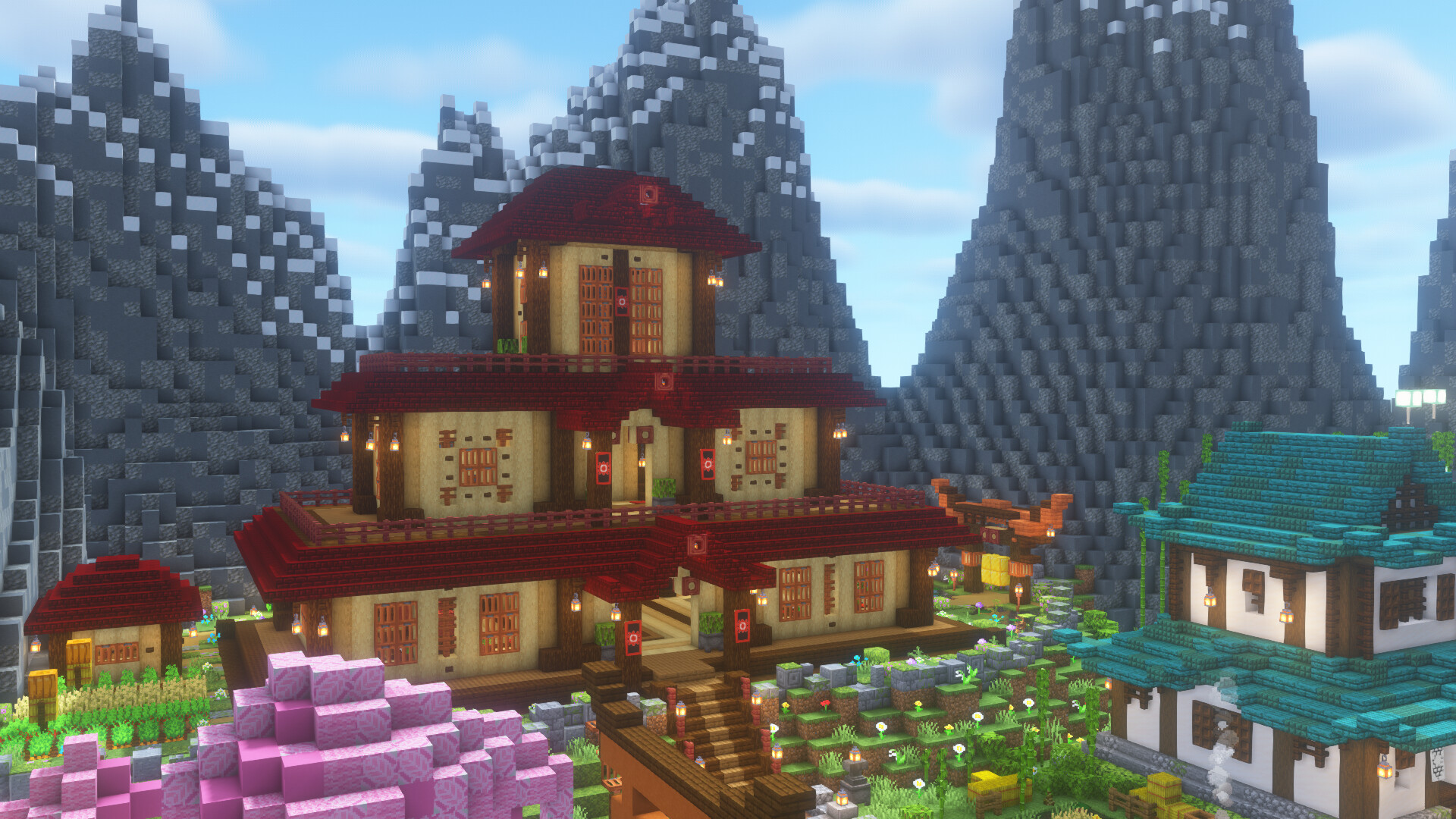 Japanese Group Build Minecraft Map