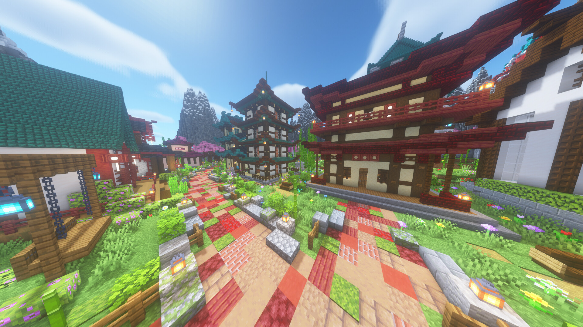 Japanese Group Build Minecraft Map