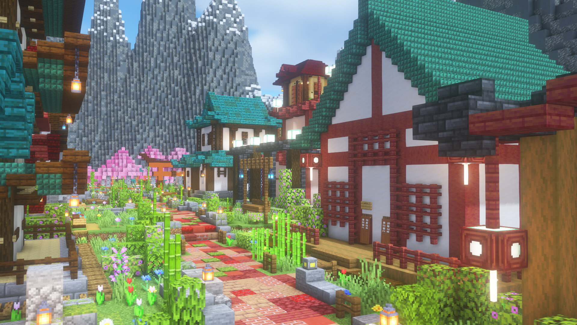 Japanese Group Build Minecraft Map