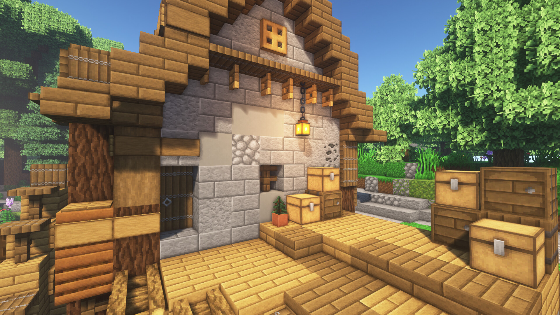 How to build a Water Mill Minecraft Map