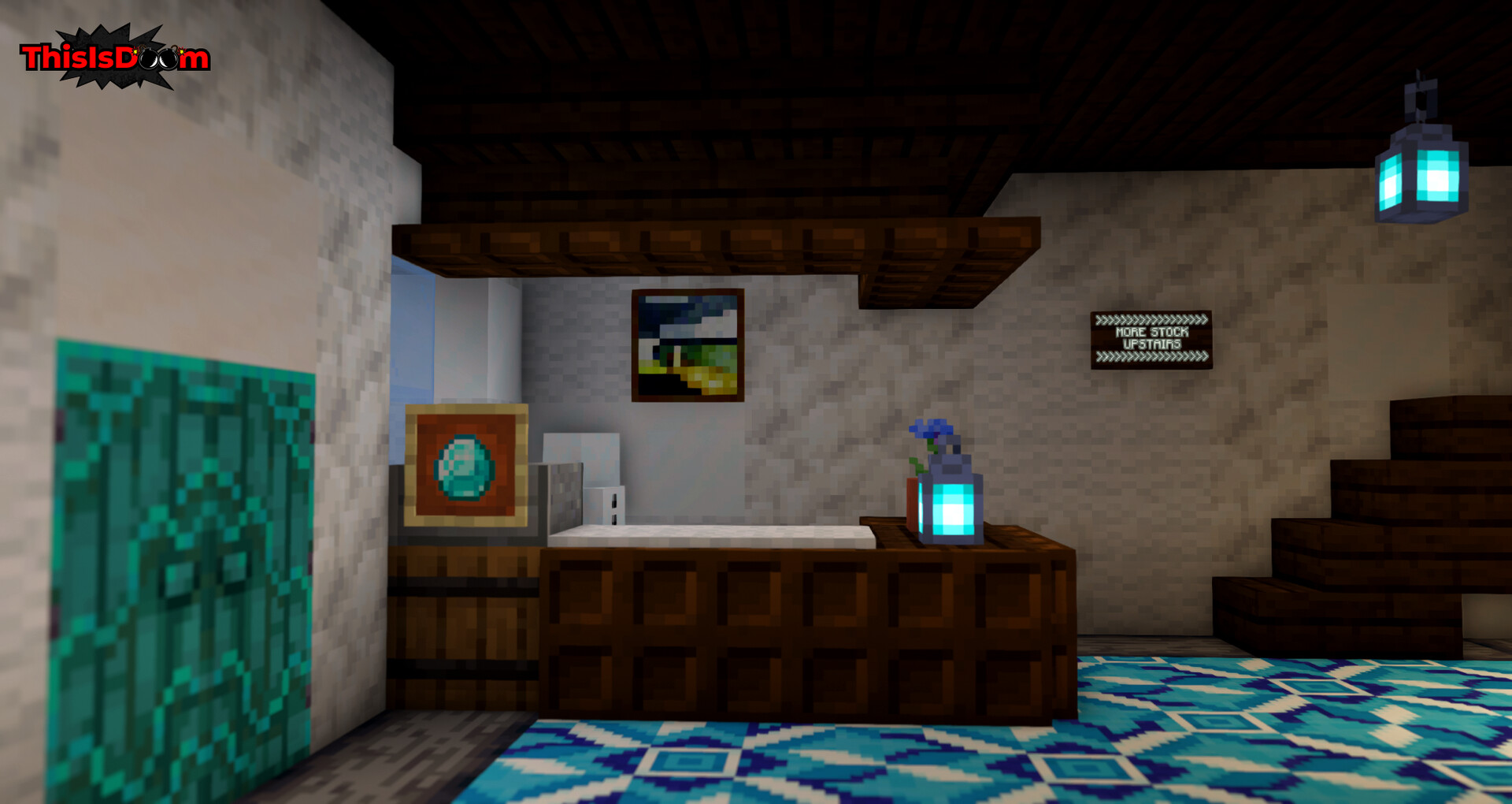 Viking Ice Shop (Build and Litematic) Minecraft Map