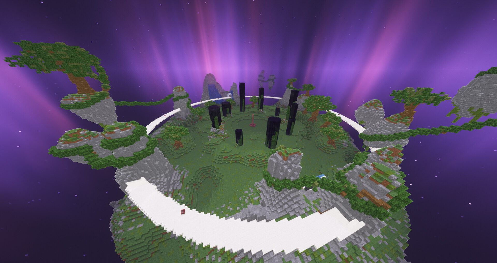 🌌END HUB🌌 Avatar style Minecraft Map