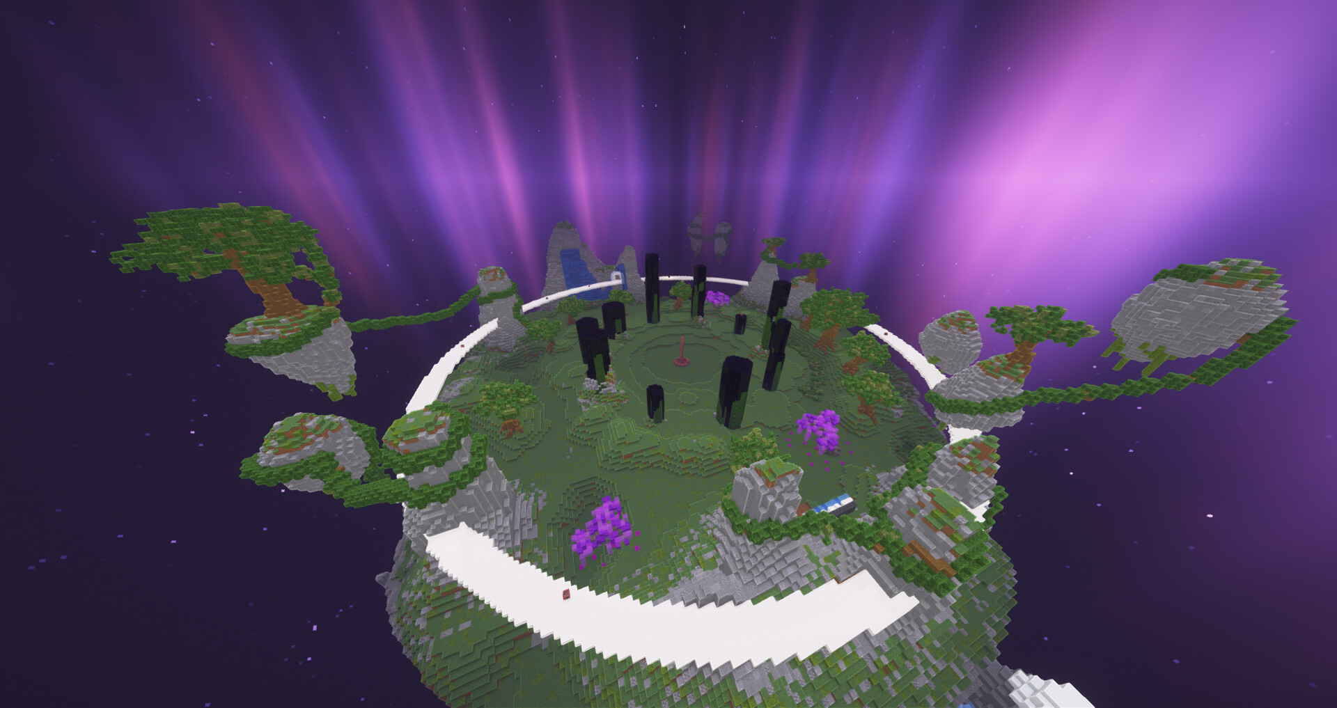🌌END HUB🌌 Avatar style Minecraft Map