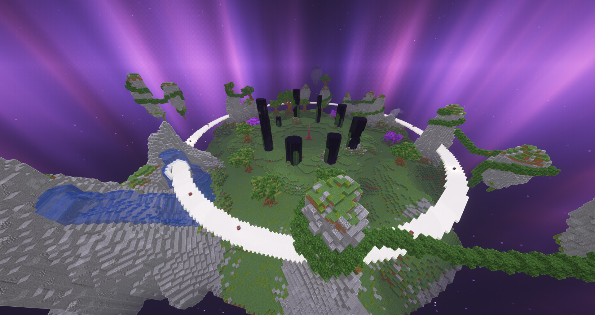 🌌END HUB🌌 Avatar style Minecraft Map