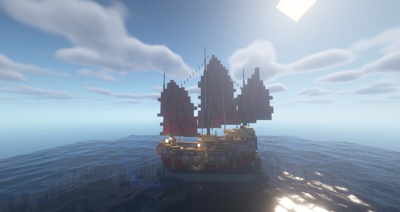 Small trading junk Minecraft Map