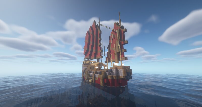 Small trading junk Minecraft Map