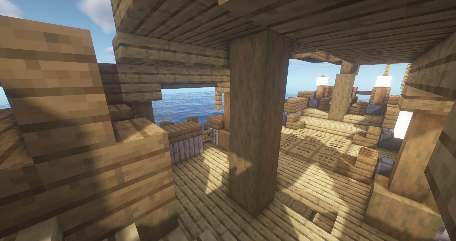 Small trading junk Minecraft Map