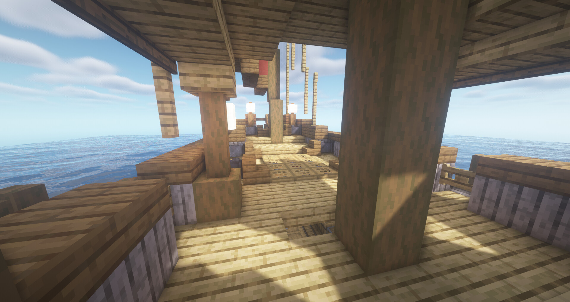 Small trading junk Minecraft Map