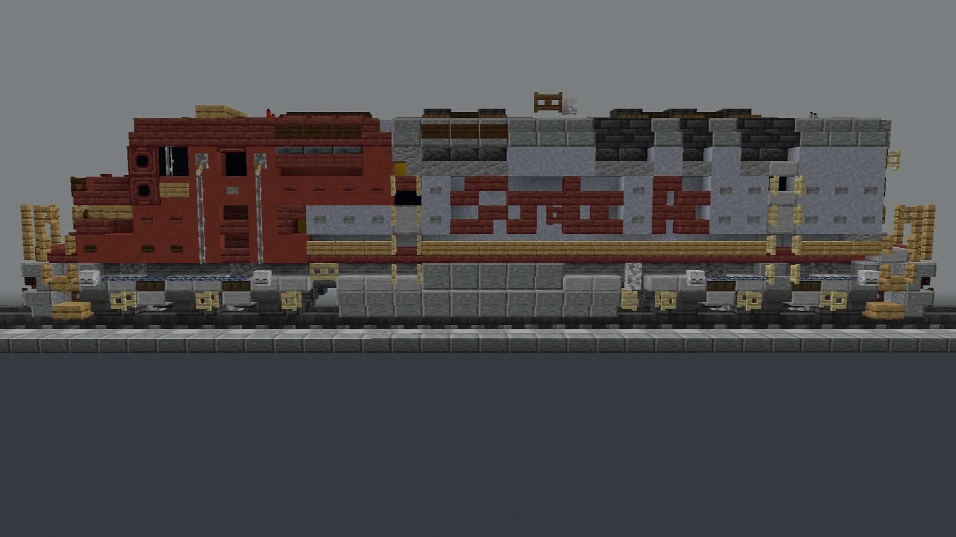 Minecraft Santa Fe EMD FP45 Diesel Locomotive Minecraft Map