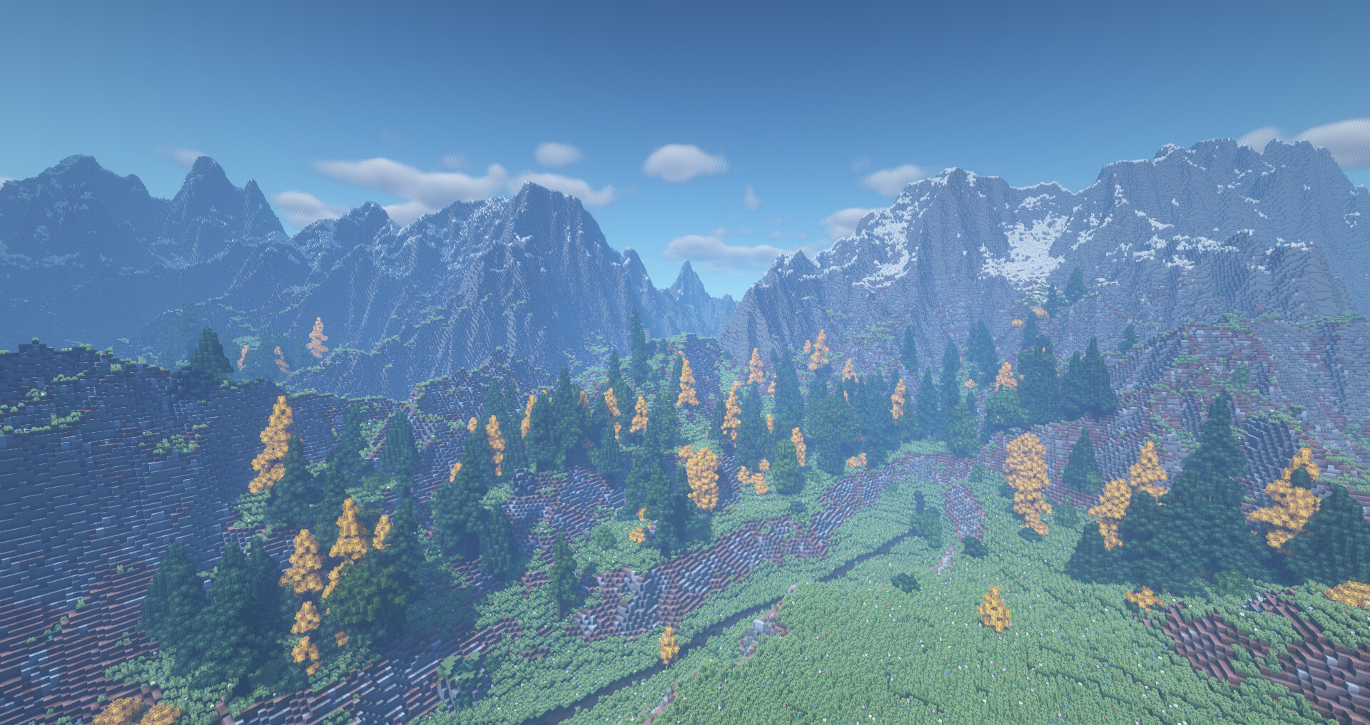 [1.18] Blueriver Valley - 2k/2k | Custom Terrain | Custom Trees ...