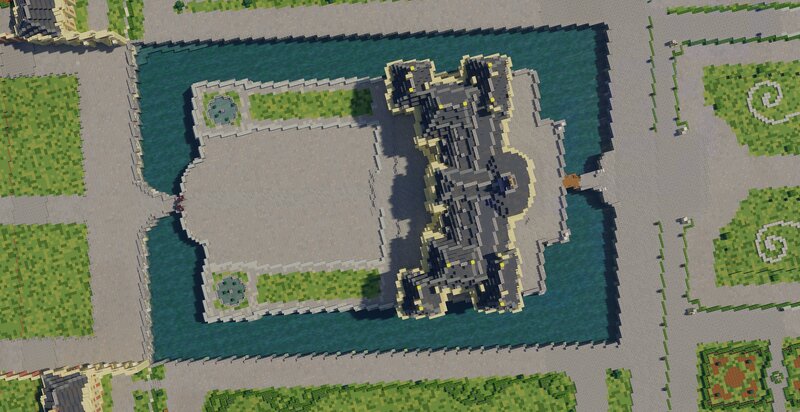 Palace of Vaux-le-Vicomte - BTE 1:1 scale Minecraft Map