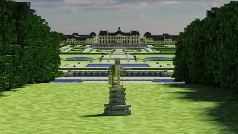 Palace of Vaux-le-Vicomte - BTE 1:1 scale Minecraft Map