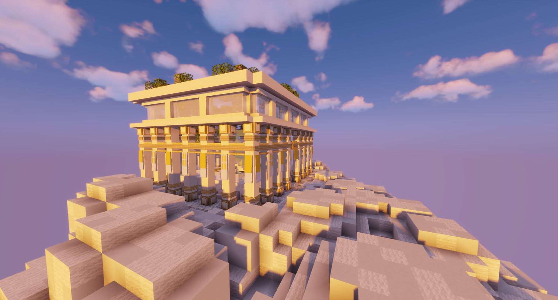 Heavenly Parthenon Tutorial! Minecraft Map