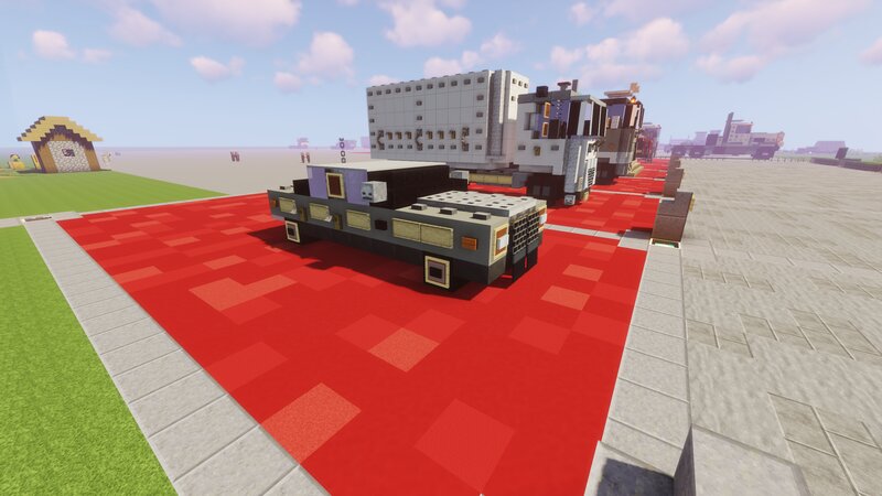 Mercedes W126 SEL Minecraft Map