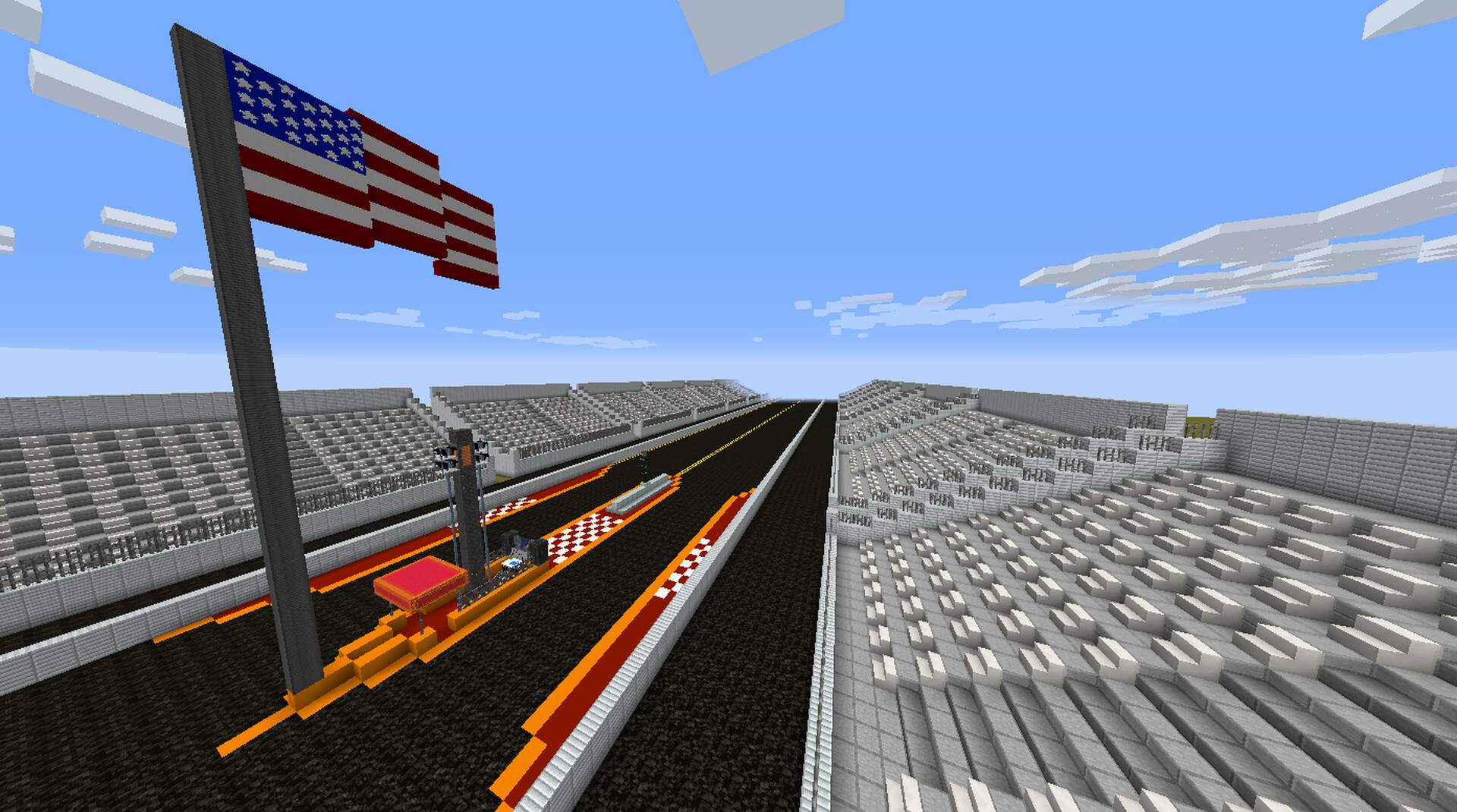 Great Lakes Motorsport Dragway (THE LONGEST DRAG STRIP IN MINECRAFT) V ...