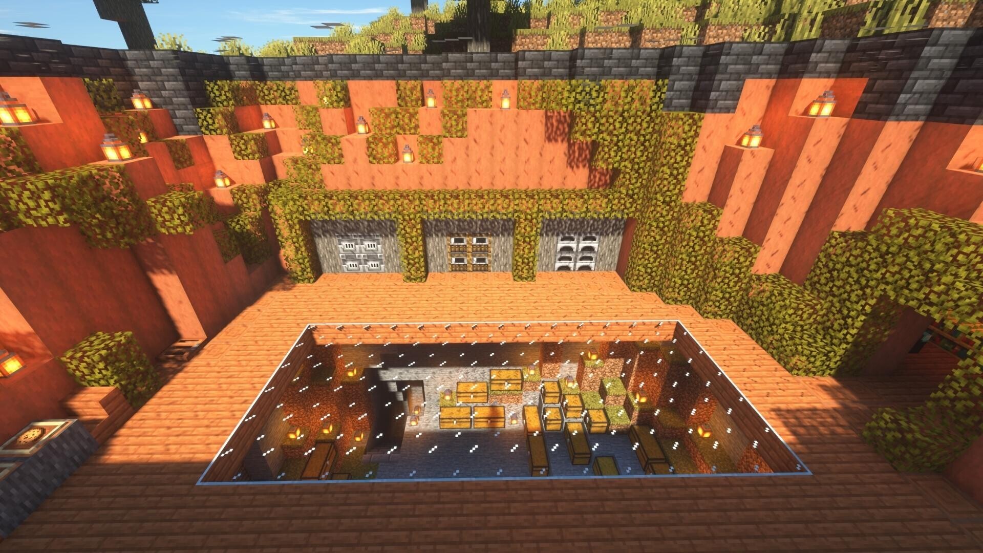 Savanna Underground Base Magnolia! - Java 1.18.1 Minecraft Map