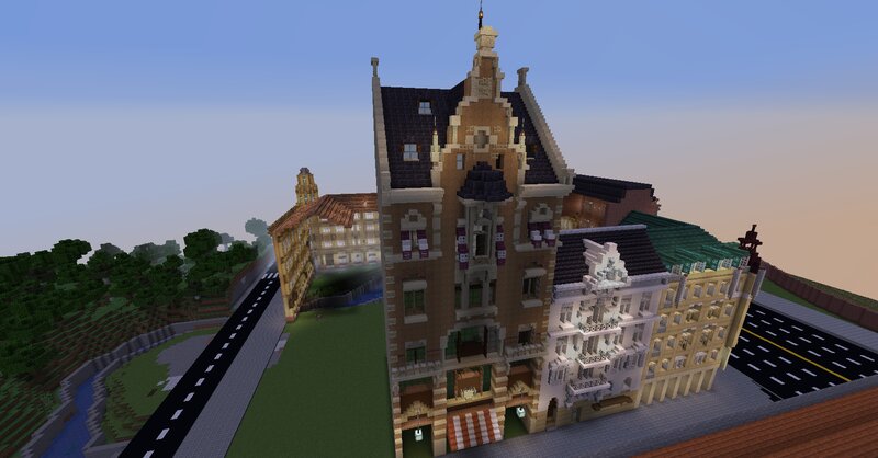 Central european style buildings II Minecraft Map