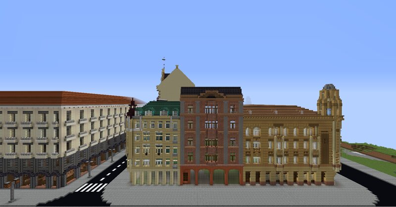 Central european style buildings II Minecraft Map
