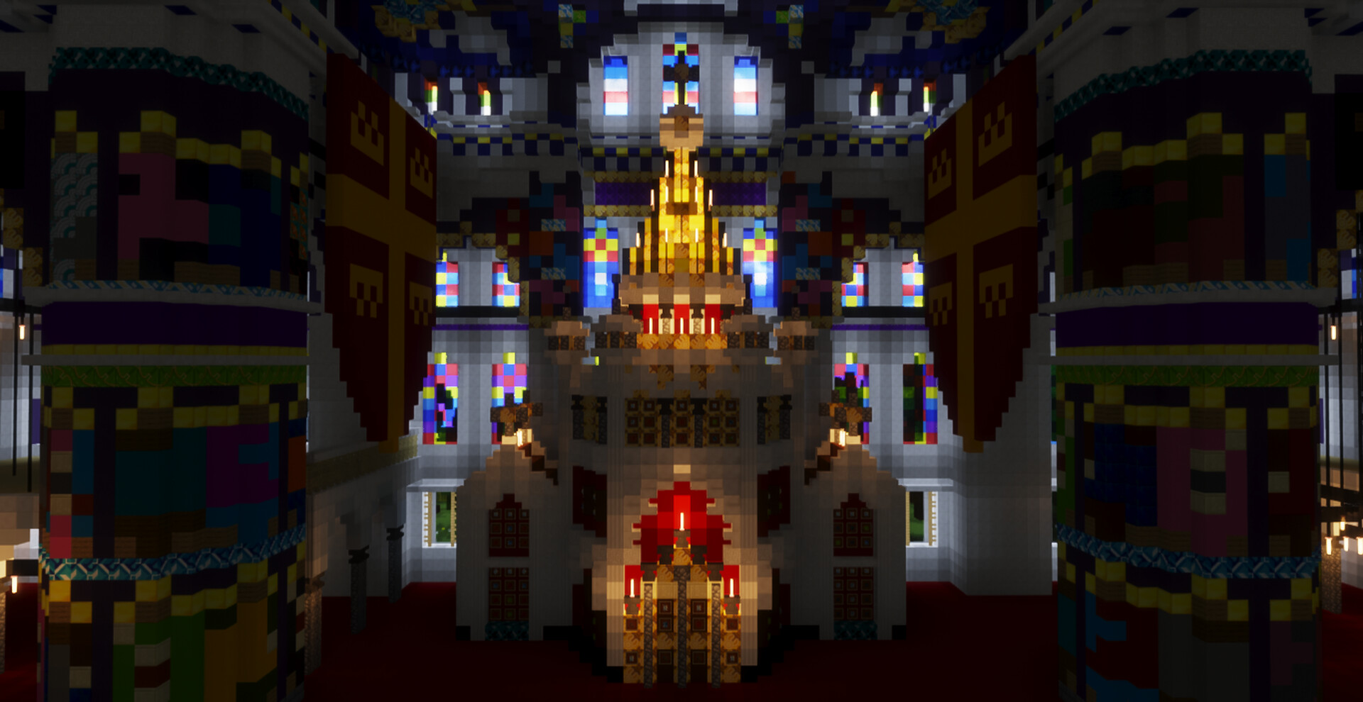 Cathedral interior Minecraft Map