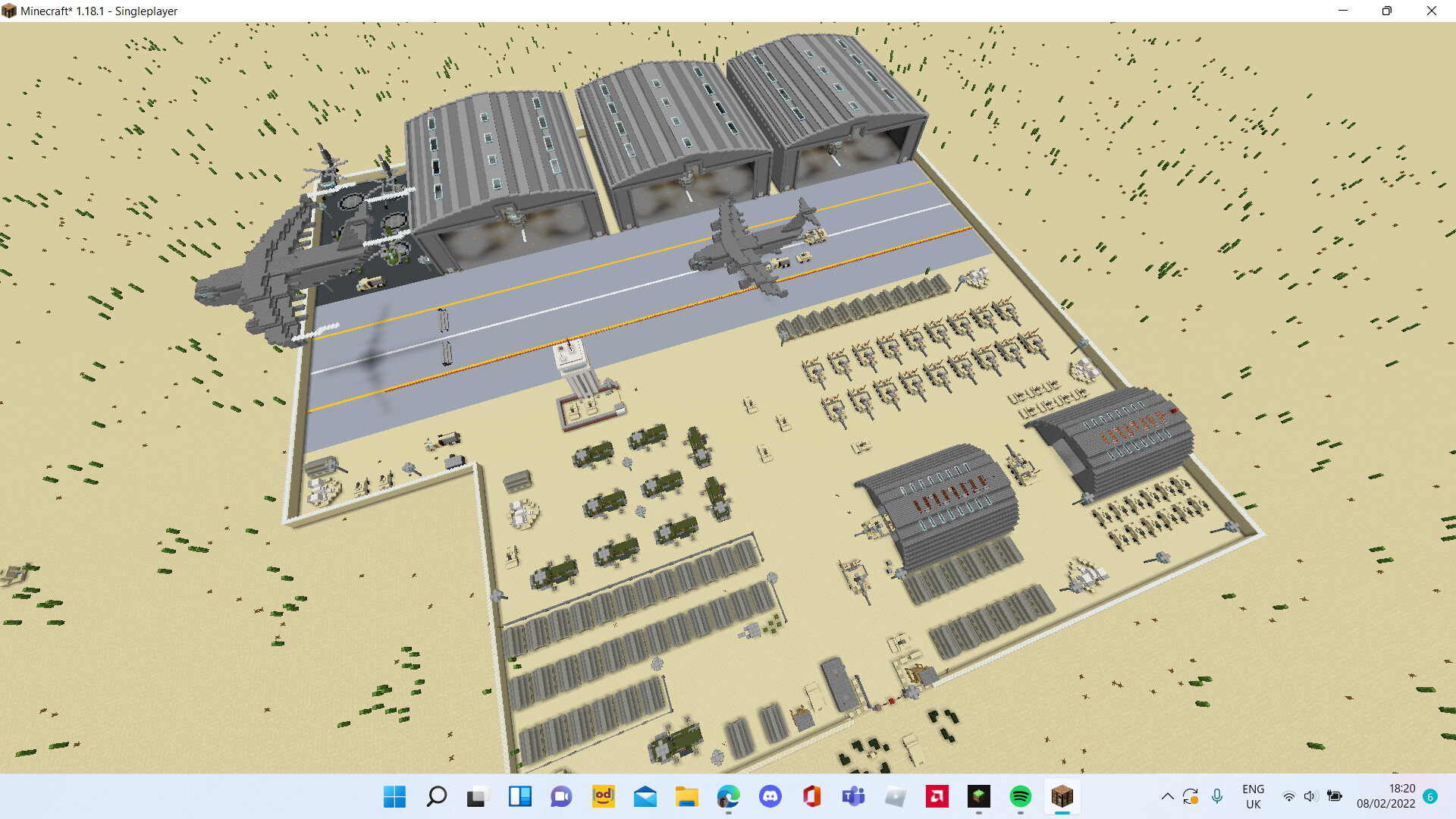 Desert Military Base Minecraft Map