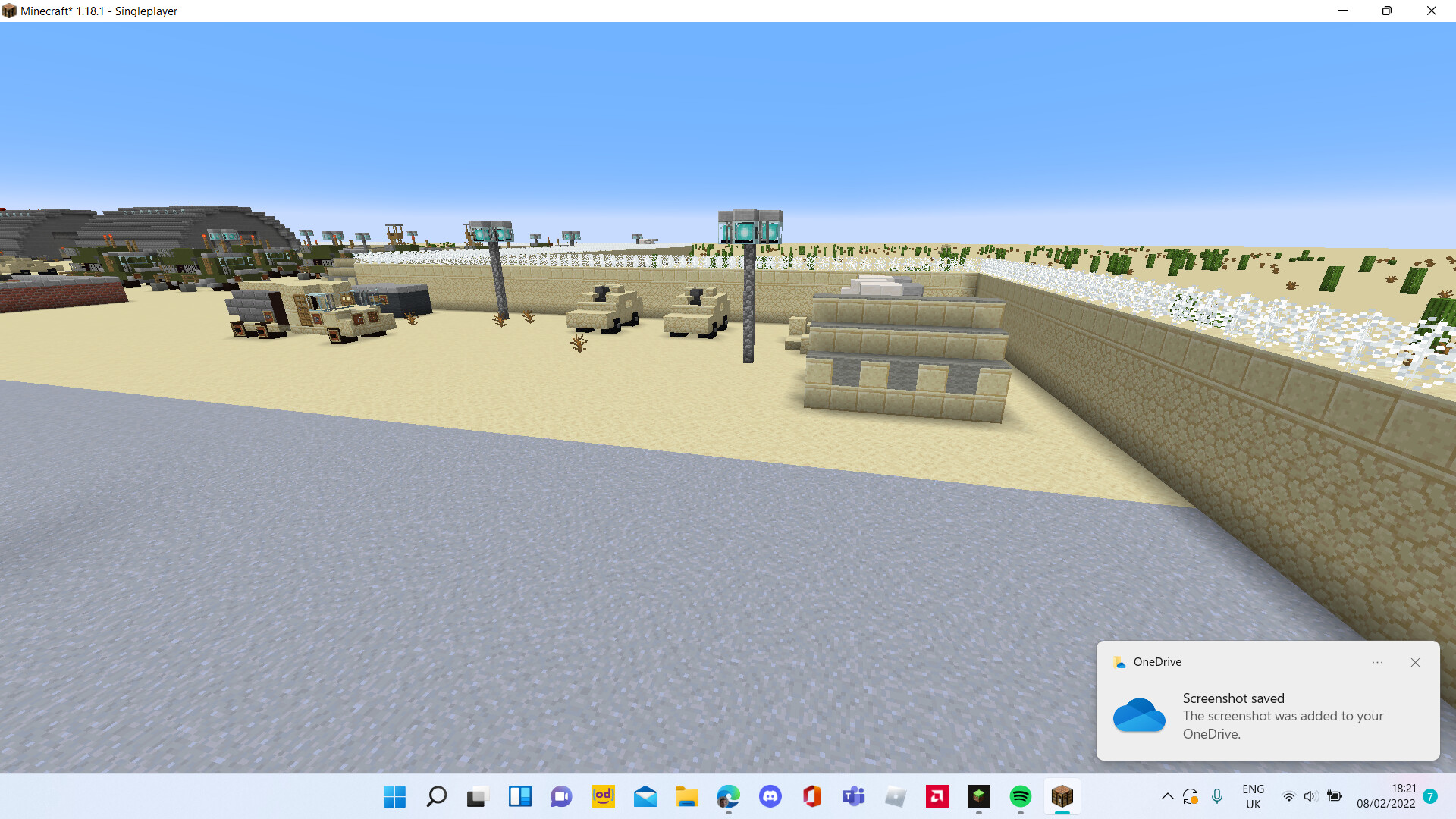 Desert Military Base Minecraft Map