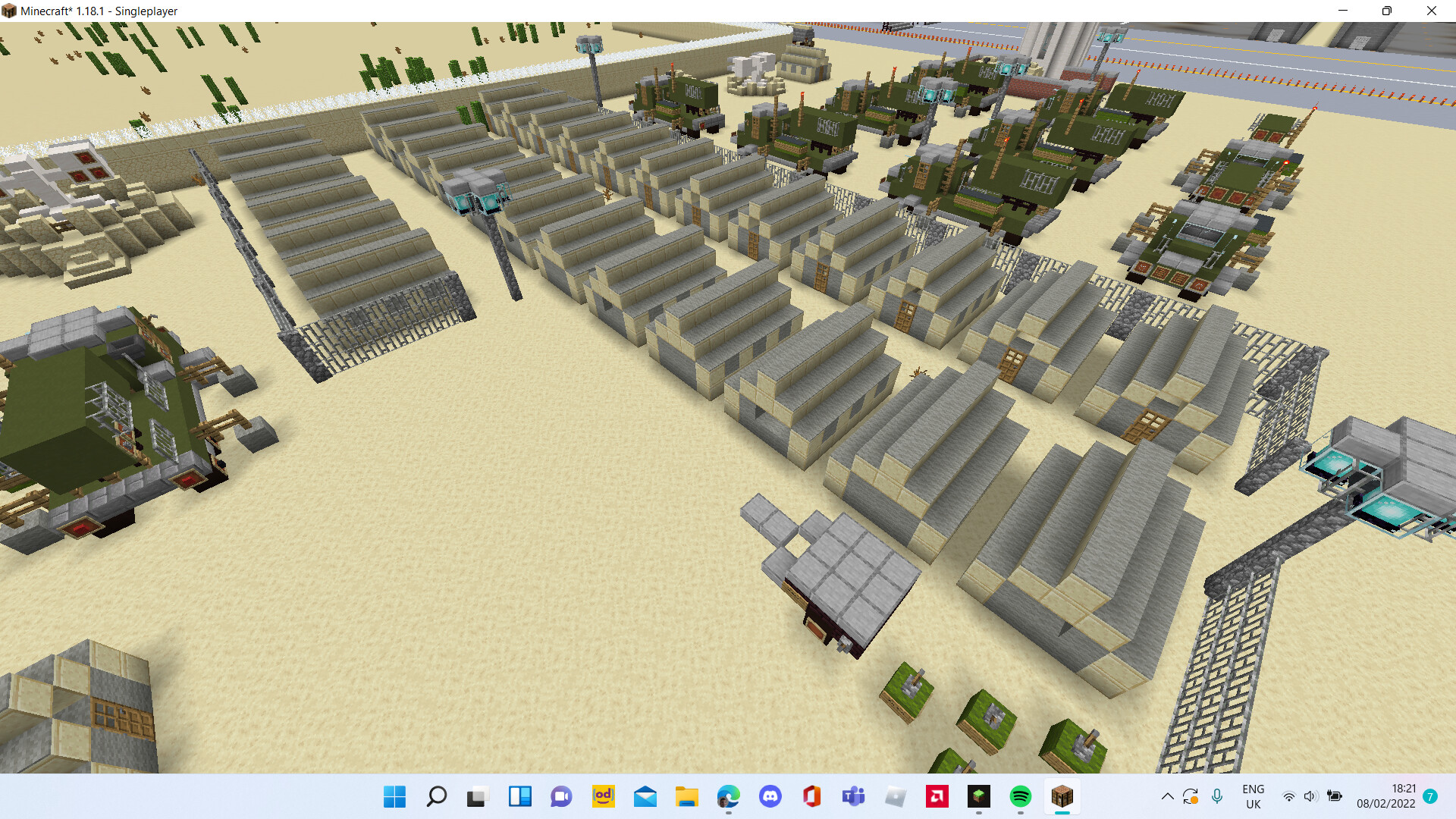 Desert Military Base Minecraft Map