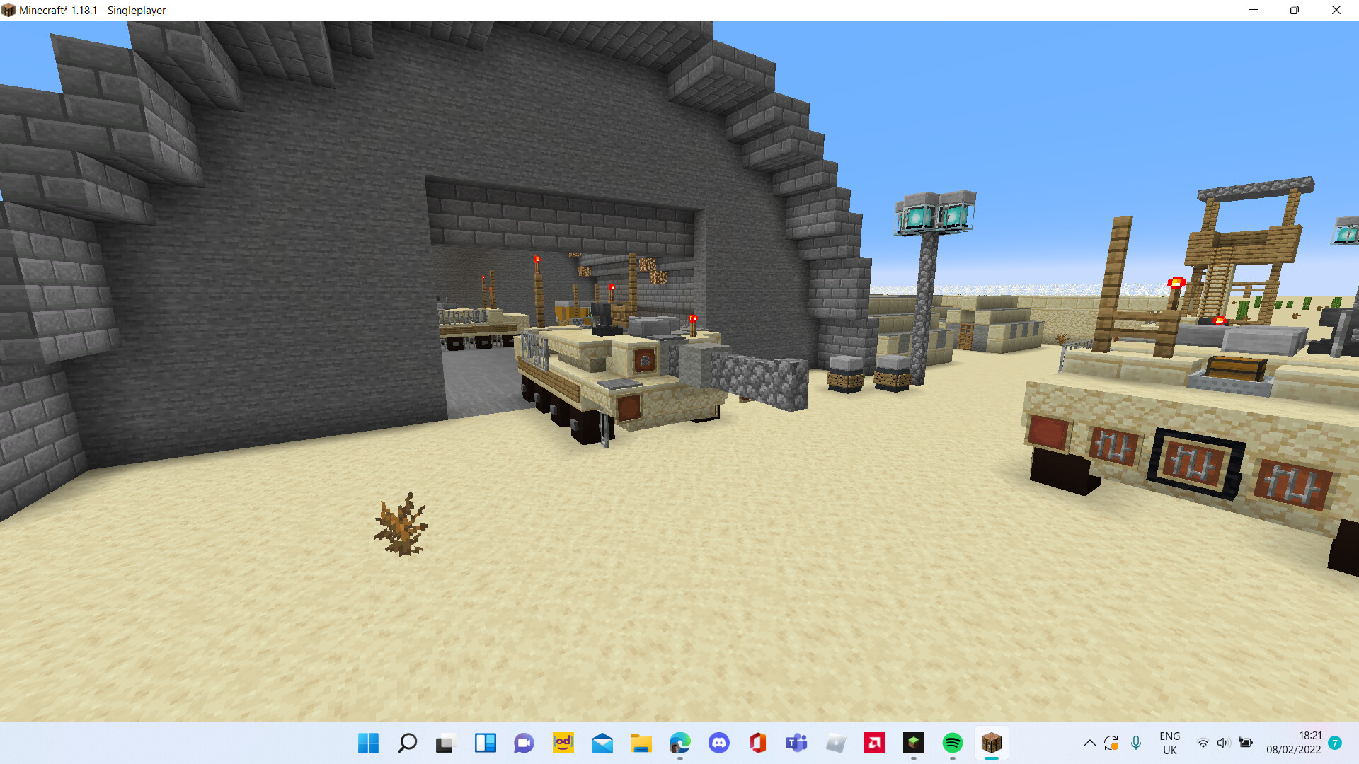 Desert Military Base Minecraft Map