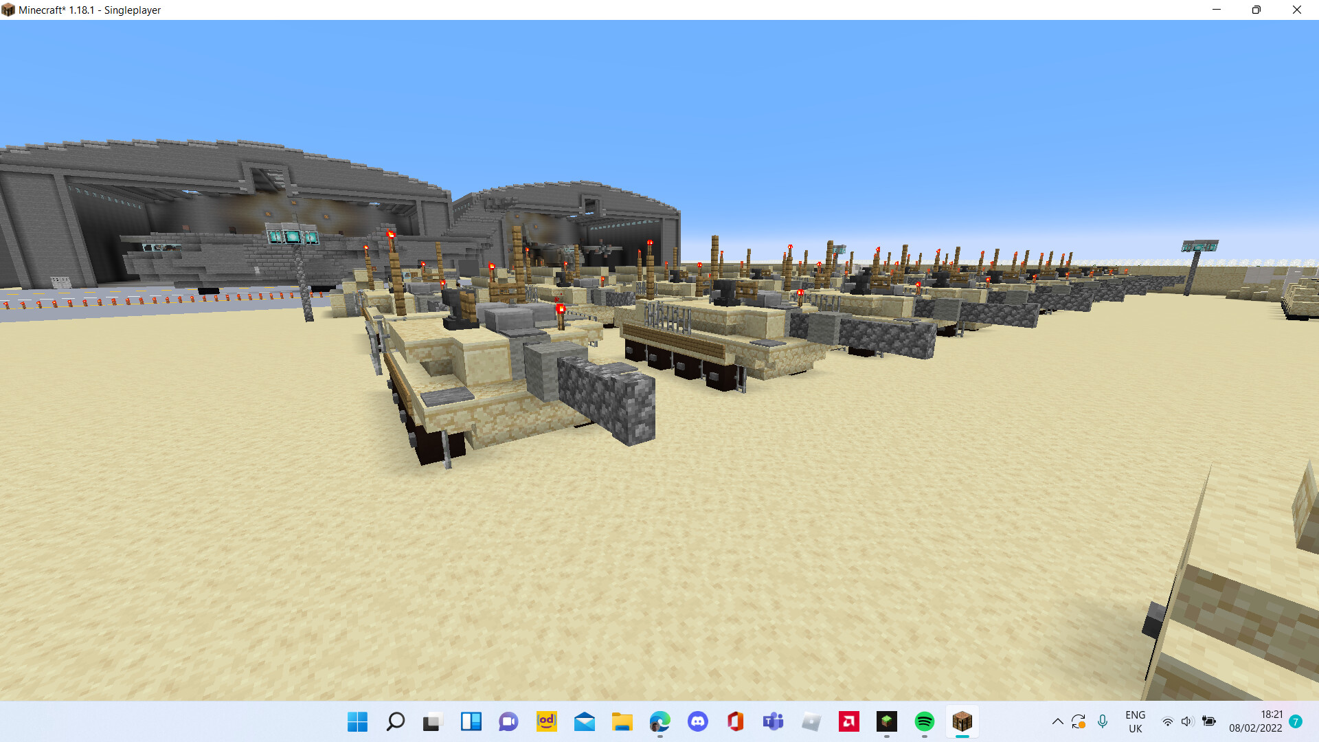 Desert Military Base Minecraft Map
