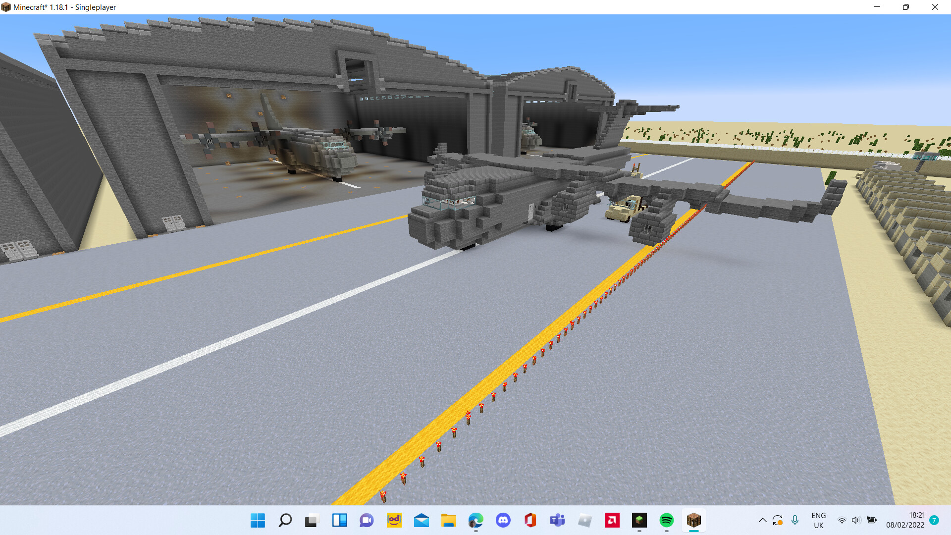 Desert Military Base Minecraft Map