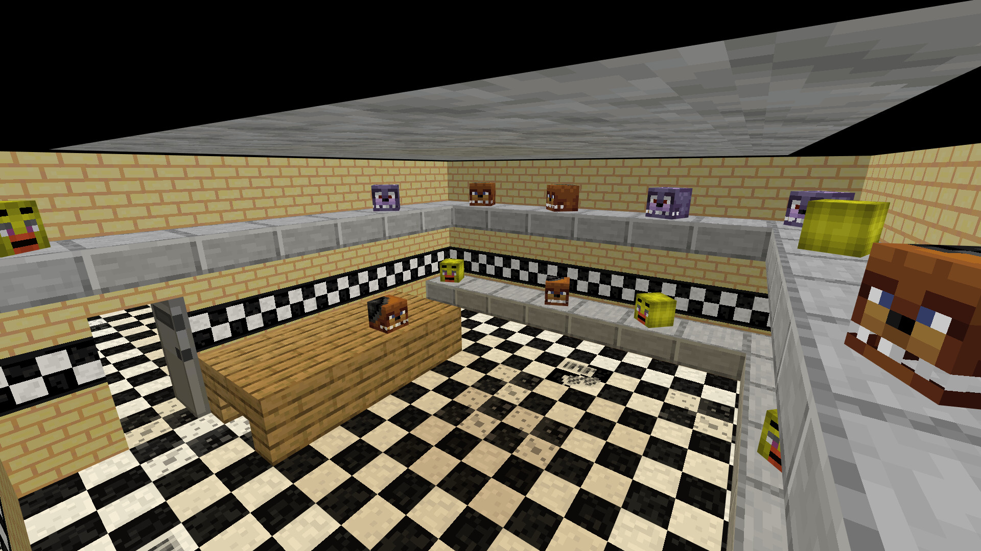 Five Nights At Freddys Multiplayer Map (Demo) Minecraft Map