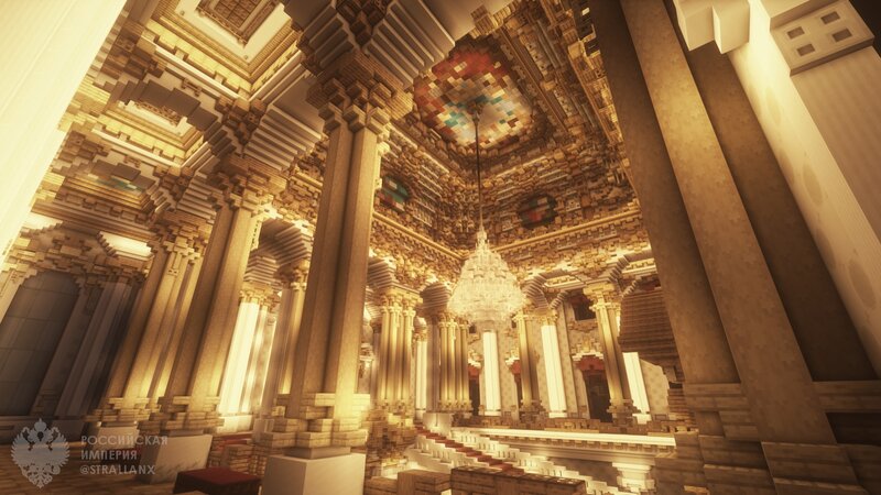 Main staircase / Парадная лестница Minecraft Map