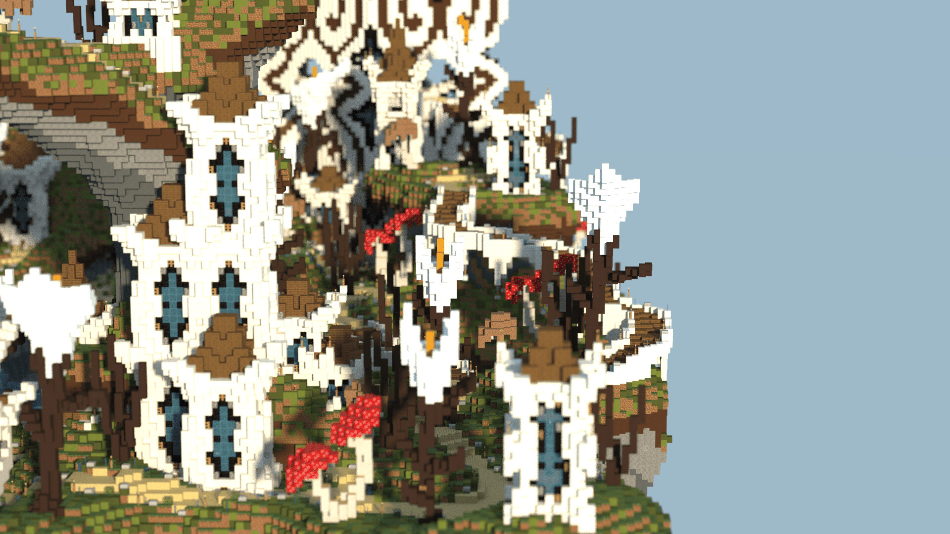 Fantasy Island Hub / Skyblok / Faction Spawn 320x320 1.0 (MC 1.8 and ...