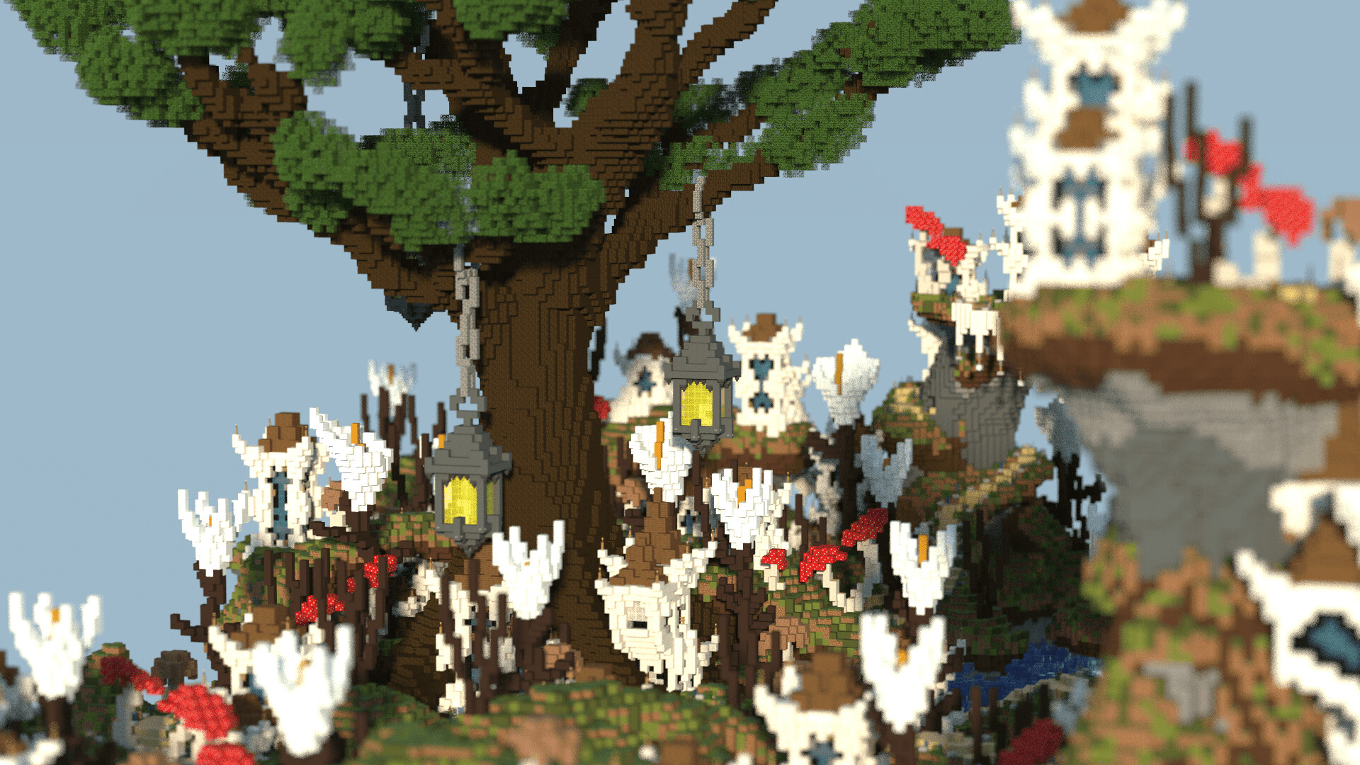 Fantasy Island Hub / Skyblok / Faction Spawn 320x320 1.0 (MC 1.8 and ...