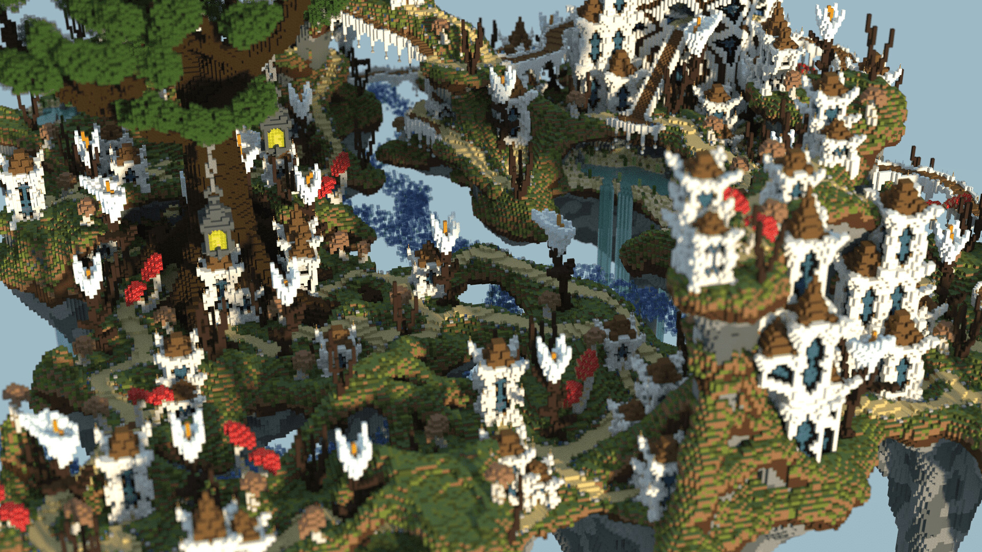 Fantasy Island Hub / Skyblok / Faction Spawn 320x320 1.0 (MC 1.8 and ...