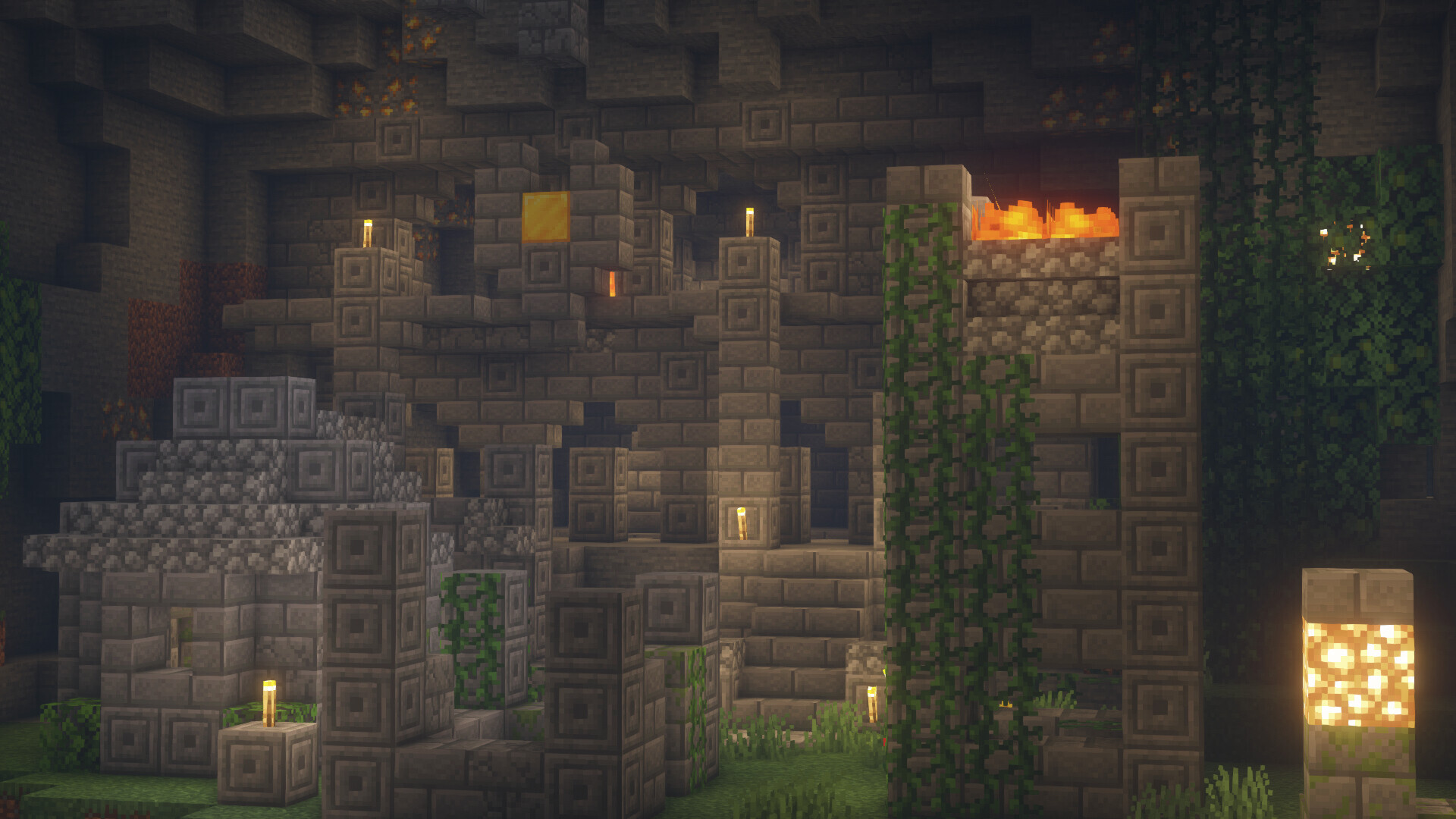 Minecraft Battle Mode: Cavern Large Download - (Java) Minecraft Map