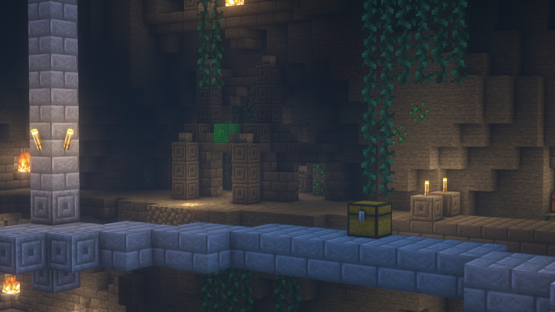 Minecraft Battle Mode: Cavern Large Download - (Java) Minecraft Map