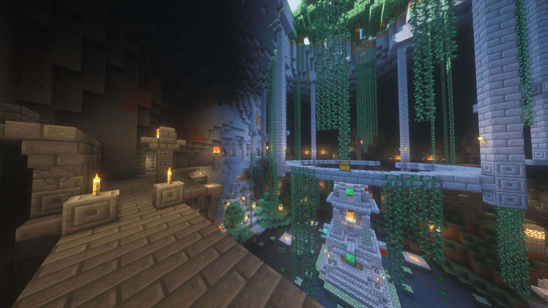 Minecraft Battle Mode: Cavern Large Download - (Java) Minecraft Map