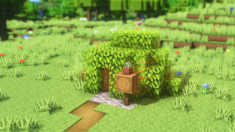 ⚒️ Minecraft | How To Build a wild house Minecraft Map