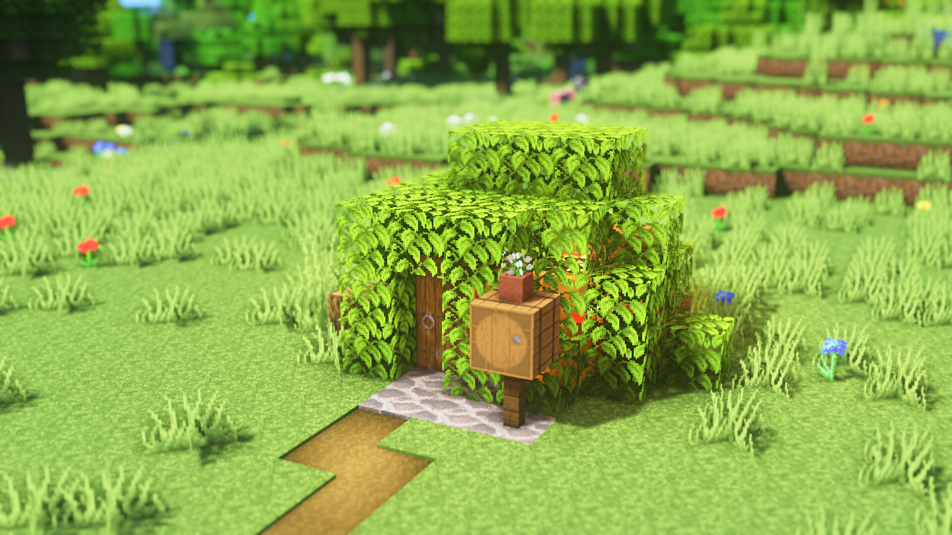 ⚒️ Minecraft | How To Build a wild house Minecraft Map