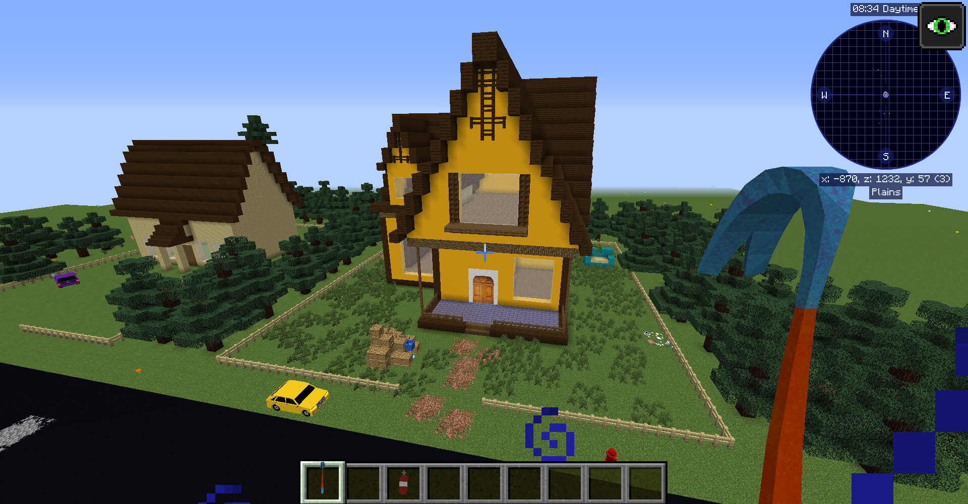 Hello neighbor Alpha 1 and Alpha 2+[WIP] Mod hello neighbor Minecraft Map