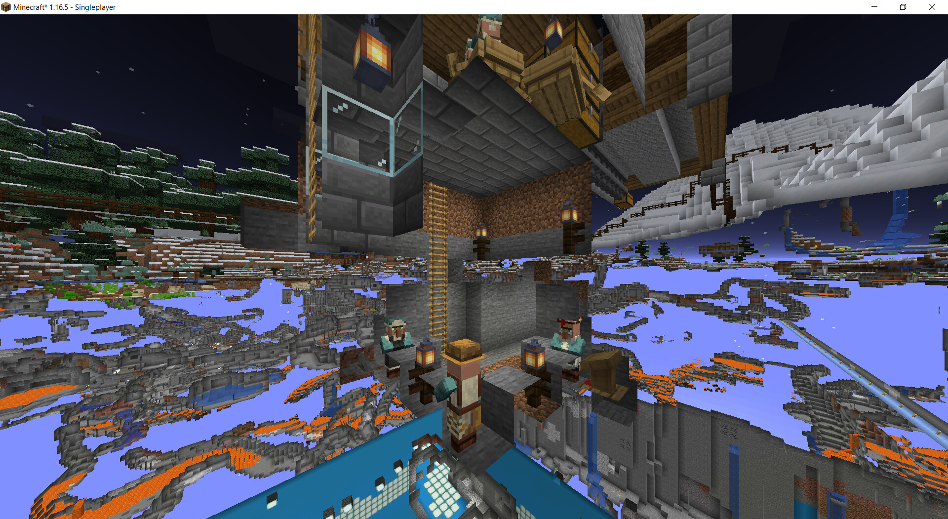 RIP TECHNO RECREATION BASE FINAL Minecraft Map